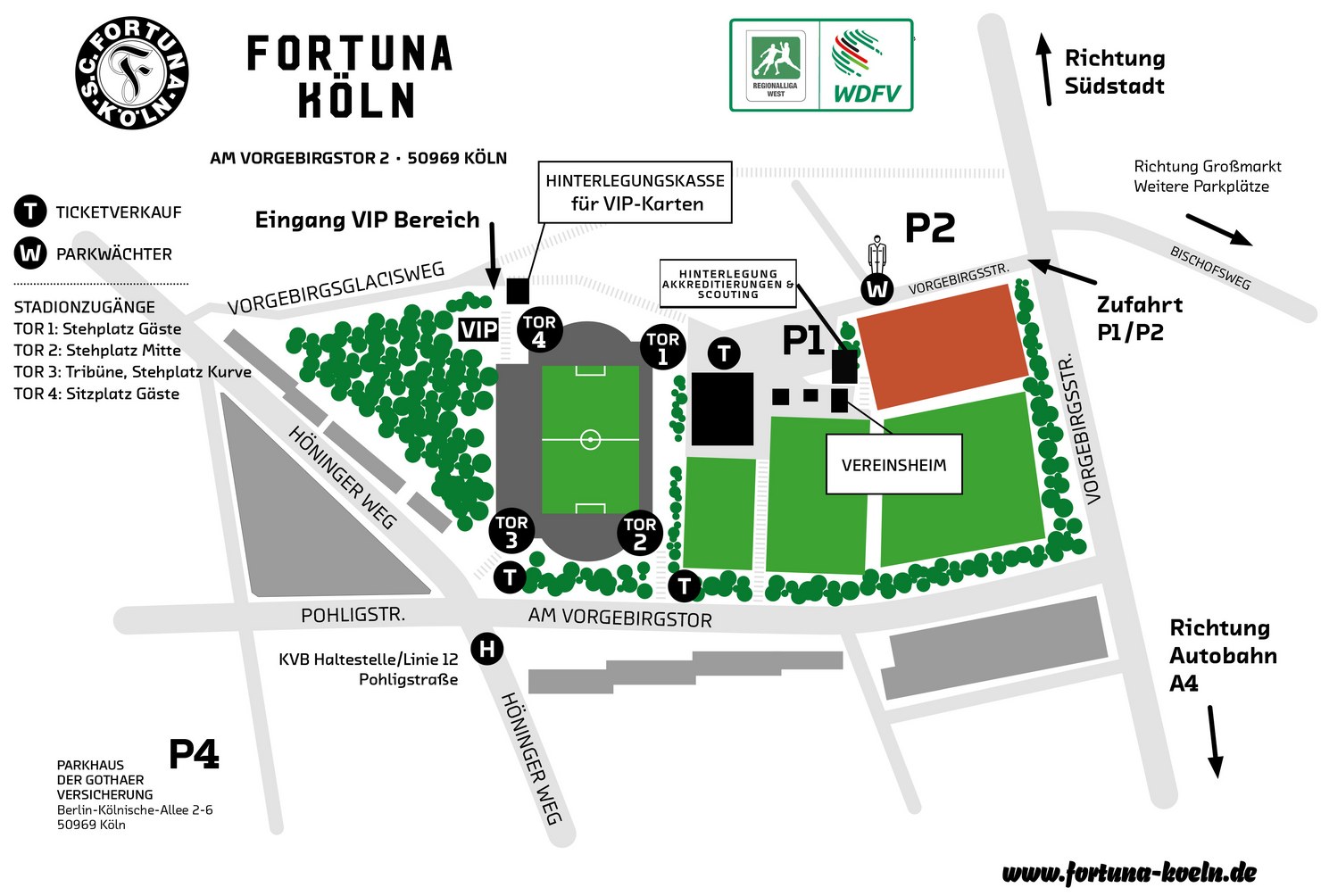 Anfahrt - Fortuna Köln